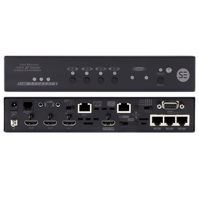 Serveredge HDBaseT 4K2K 4-Input Switcher with (1) HDBaseT (3) HDMI ...